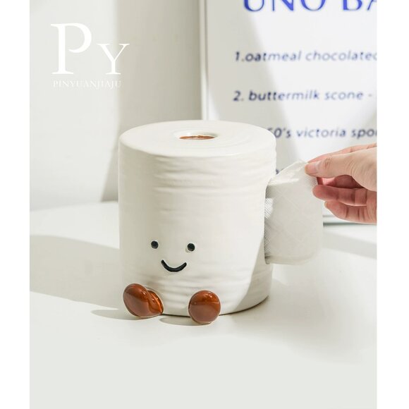 Dining | Jellycat Style Toilet Paper Shape Tissue Box Functional Design ...